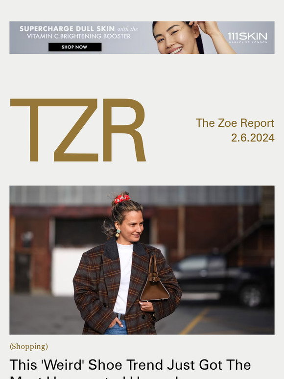 The Zoe Report: This 'Weird' Shoe Trend Just Got The Most Unexpected ...