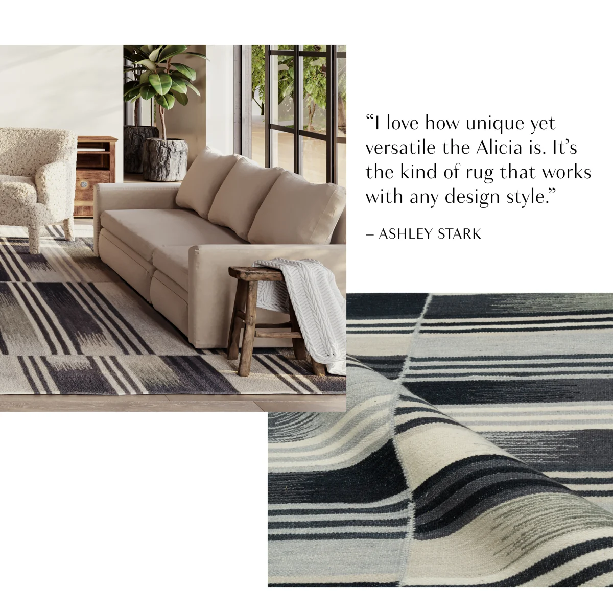 Ashley Stark Home: Spotlight on the Alicia Rug | Milled