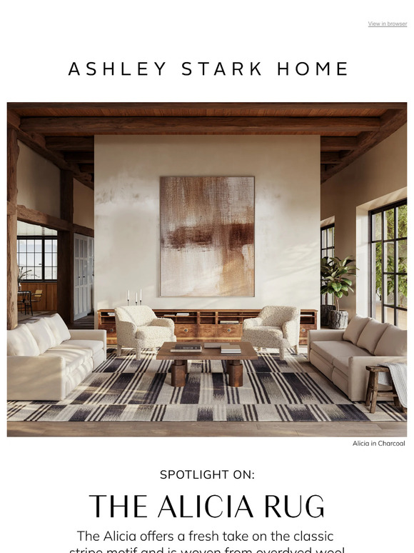 Ashley Stark Home: Spotlight on the Alicia Rug | Milled