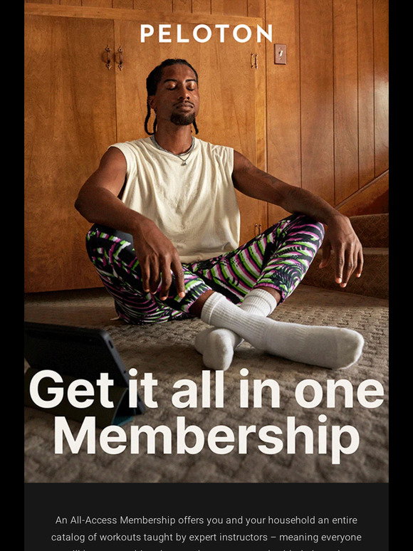 Peloton: One monthly cost. Endless possibilities. | Milled
