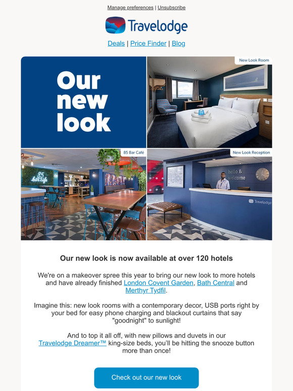 Travelodge: Come on in! Explore our new look hotels | Milled