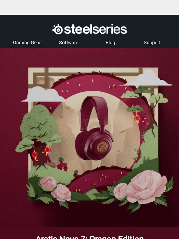 Steelseries: Hear the Roar: Limited Edition Dragon Headset Available ...