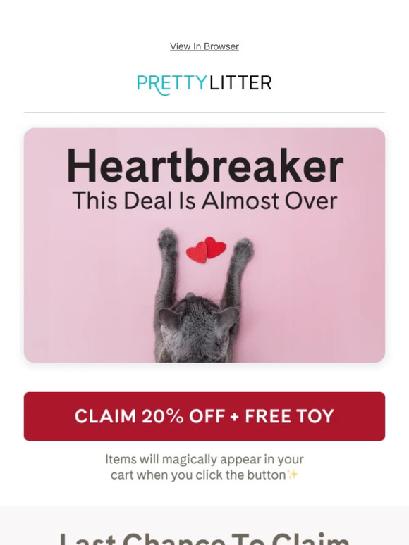 Pretty Litter: Heartbreaker! Our Sale Is Coming To An End | Milled