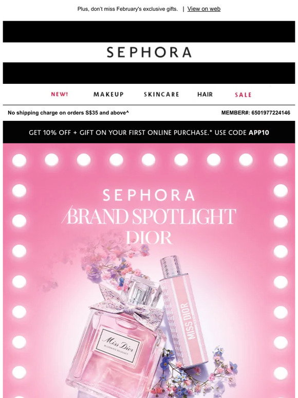 Sephora: Sephora Brand Spotlight: DIOR 💐 | Milled