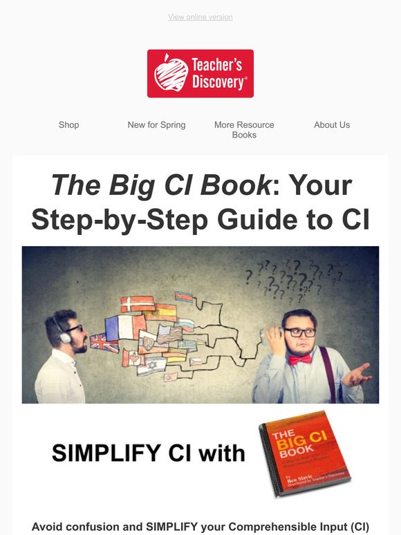 Teacher's Discovery: Comprehensible Input Made Simple! Your Step-by ...