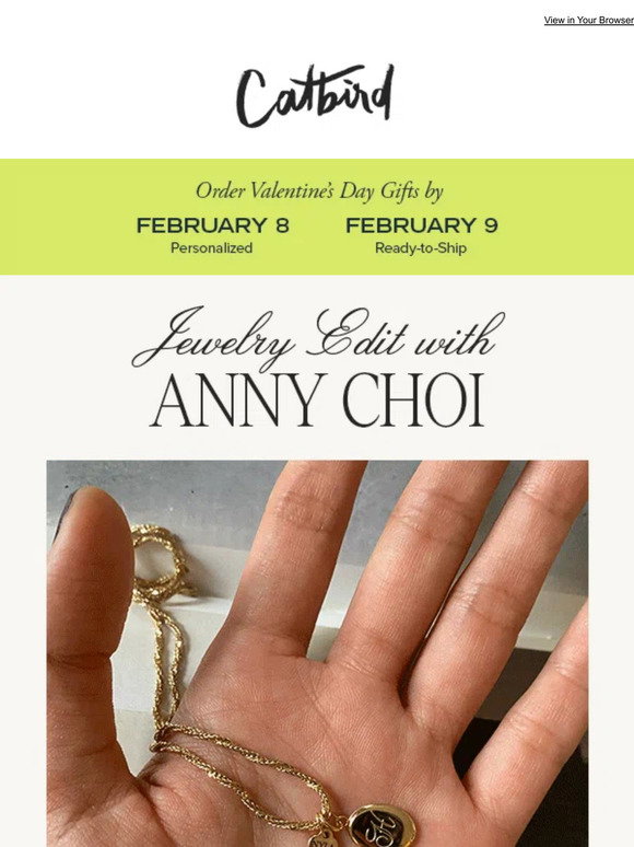 Catbird: Jewelry Edit with Anny Choi | Milled