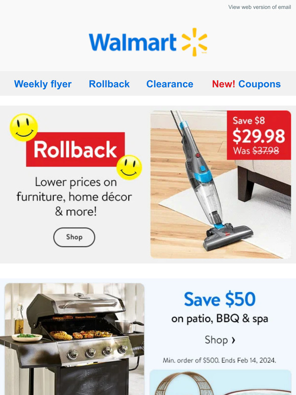 Walmart: Your ROLLBACK savings are here 😃 | Milled