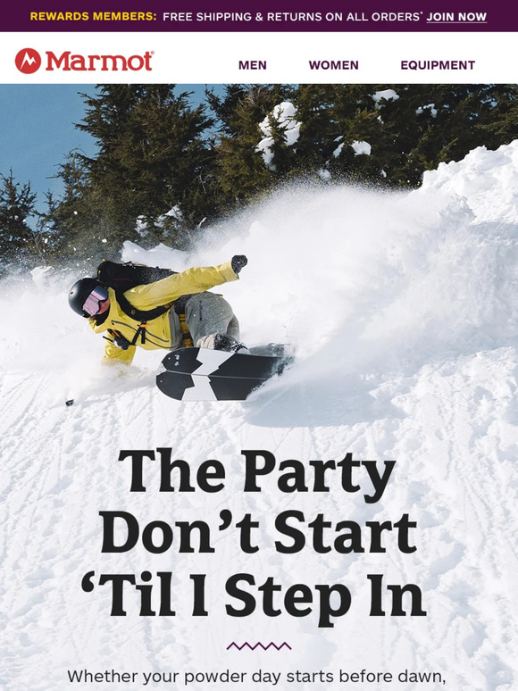 Marmot: Powder Party Fits | Milled