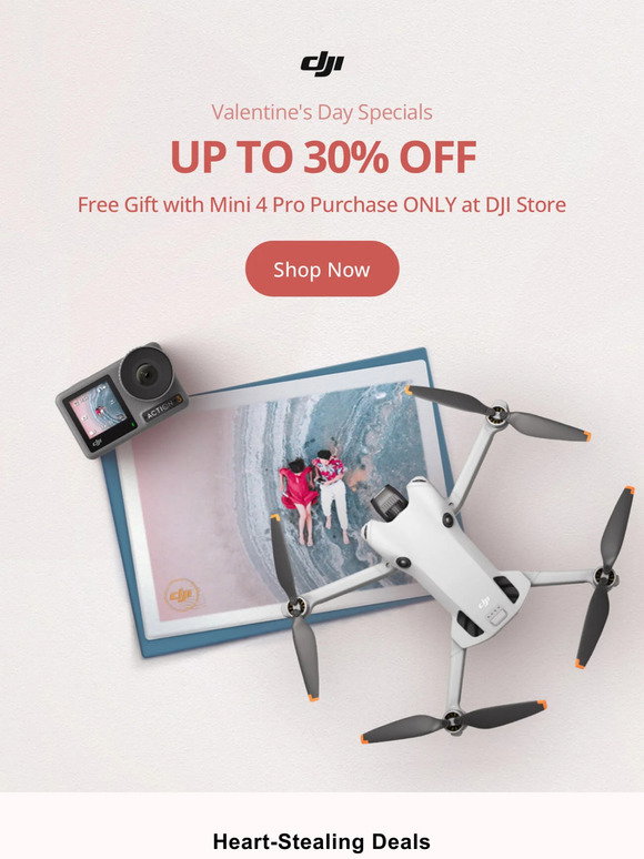 DJI: Valentine's Day Specials! Up to 30% Off! | Milled