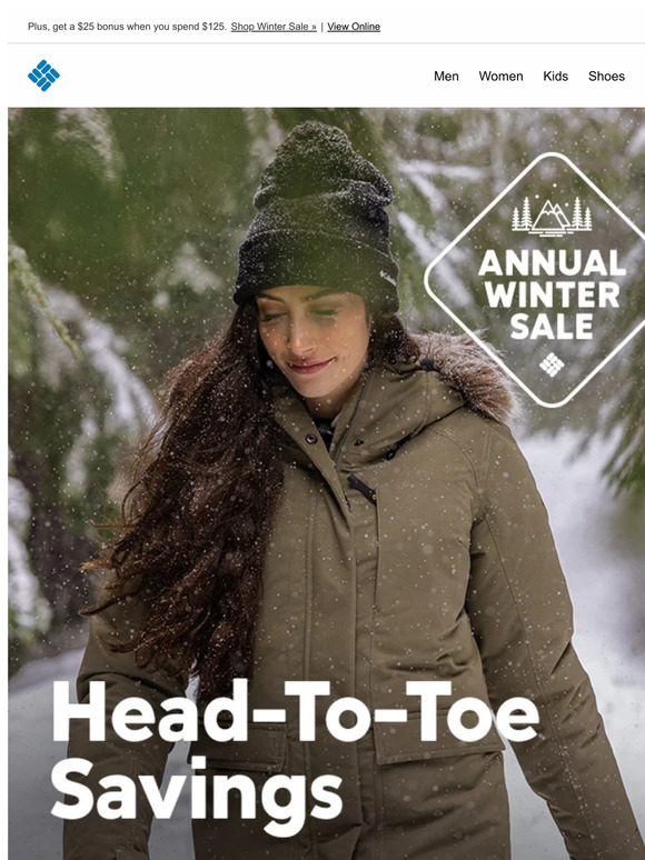 Columbia: Get up to 50% off whole outfits! | Milled