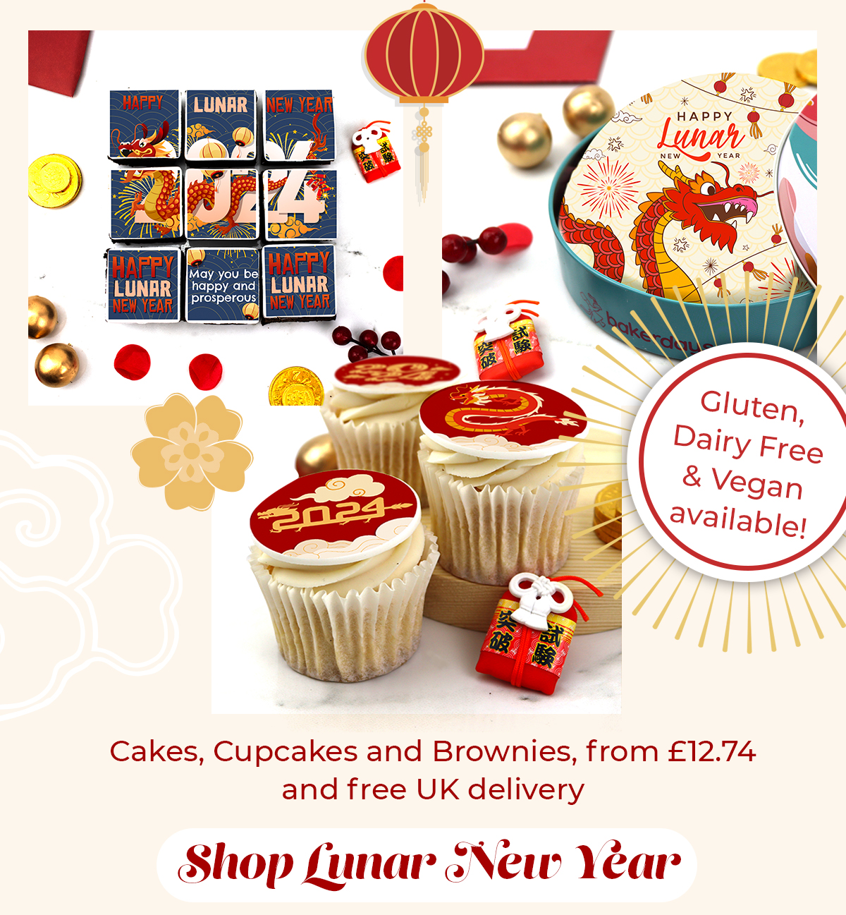 Bakerdays: 🧧 Lunar New Year Cake SALE! | Milled
