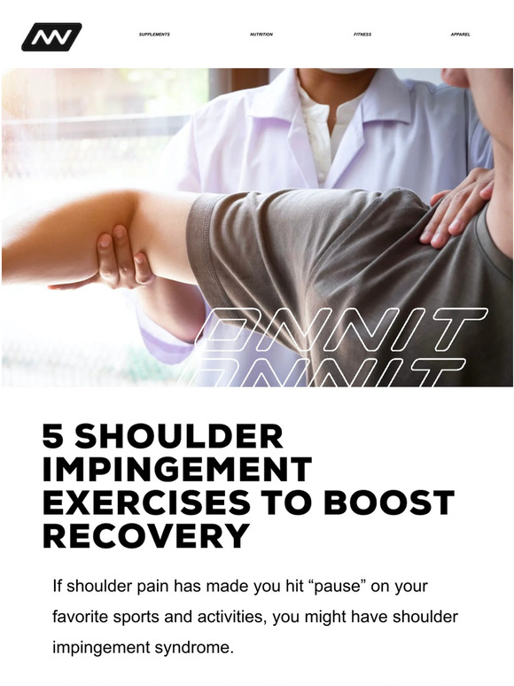 Onnit: 5 Shoulder Impingement Exercises to Boost Recovery | Milled