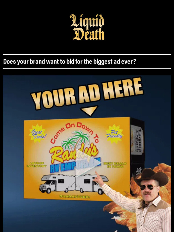 Liquid Death Email Newsletters: Shop Sales, Discounts, and Coupon Codes