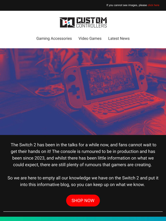 Custom Controllers: 🍄Nintendo Switch 2 Console Updates! | Milled