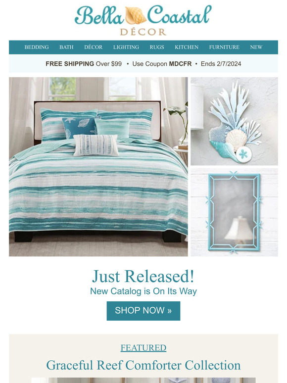 Bella Coastal Decor: Check YOUR Mailbox for YOUR New Catalog | Milled