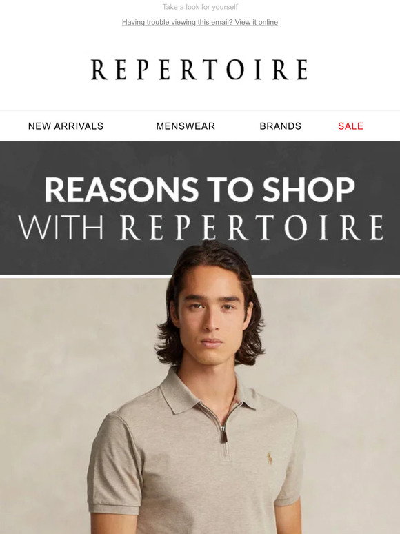 Repertoire Fashion: Reasons to shop with Repertoire | Milled