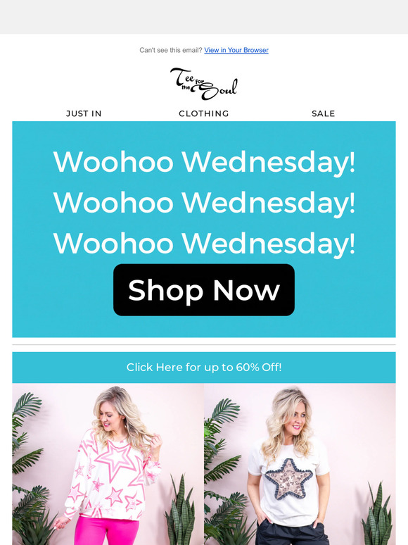 Tee for the Soul: WOOHOO!! It's WEDNESDAY 🎉 | Milled