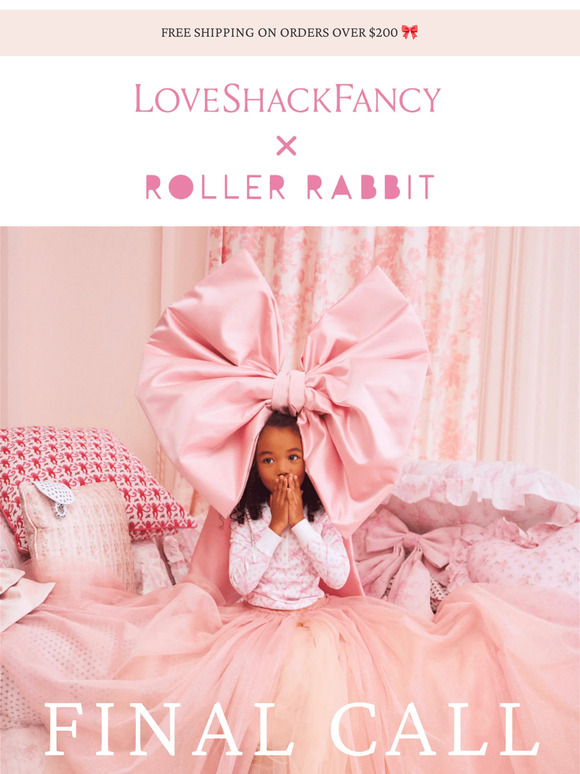 LoveShackFancy: Last Call: Pre-Order Our Roller Rabbit Collab! | Milled