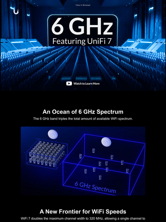 Ubiquiti: Experience 6 GHz WiFi with UniFi 7 | Milled