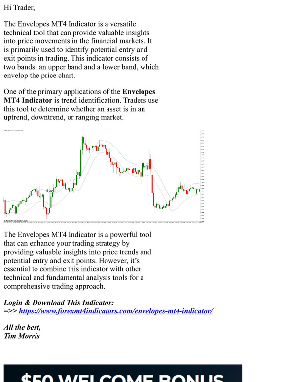 Forex MT4 Indicators: [Download] Envelopes MT4 Indicator | Milled