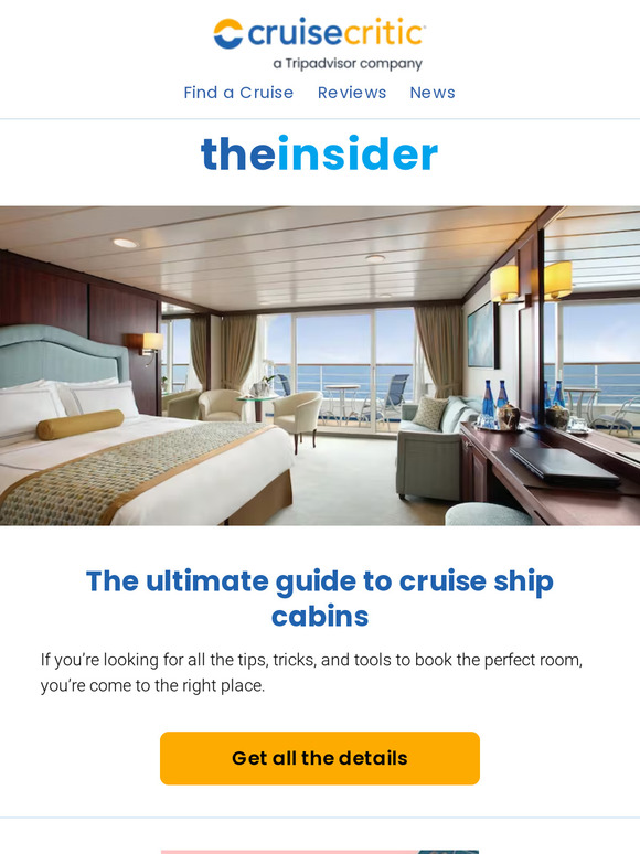 Cruise Critic: The ultimate guide to cruise ship cabins; Guide to ...