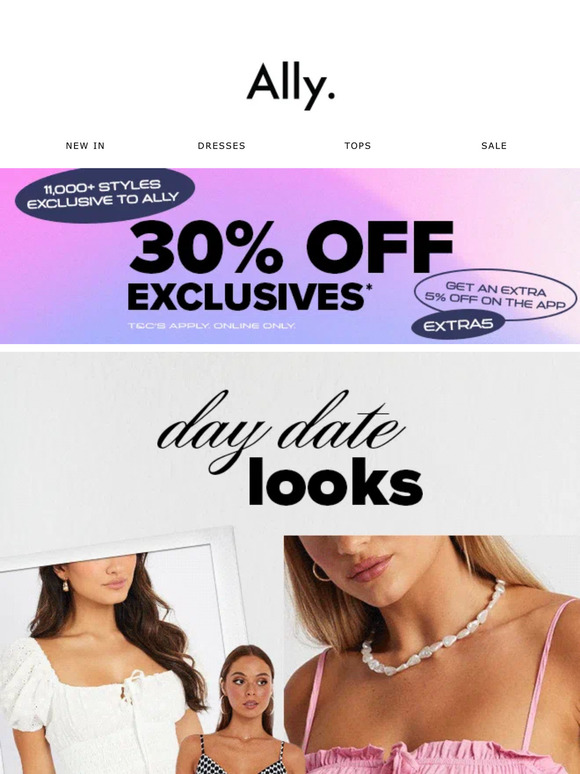 Ally Fashion: 💋 Dreamy Day Date Looks | Milled