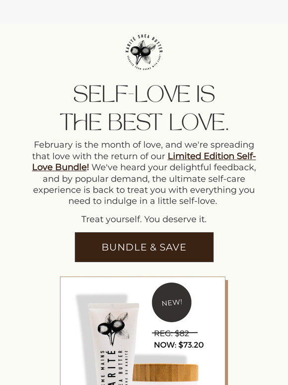 Karite: Our Self-Love Bundle is BACK 😍 | Milled