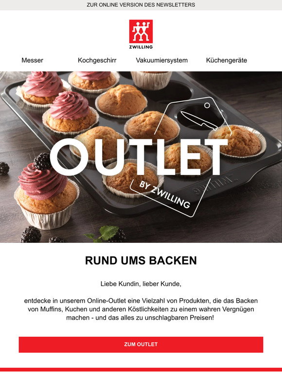 ZWILLING: Süße Preise im ZWILLING Outlet - Rund ums Backen | Milled