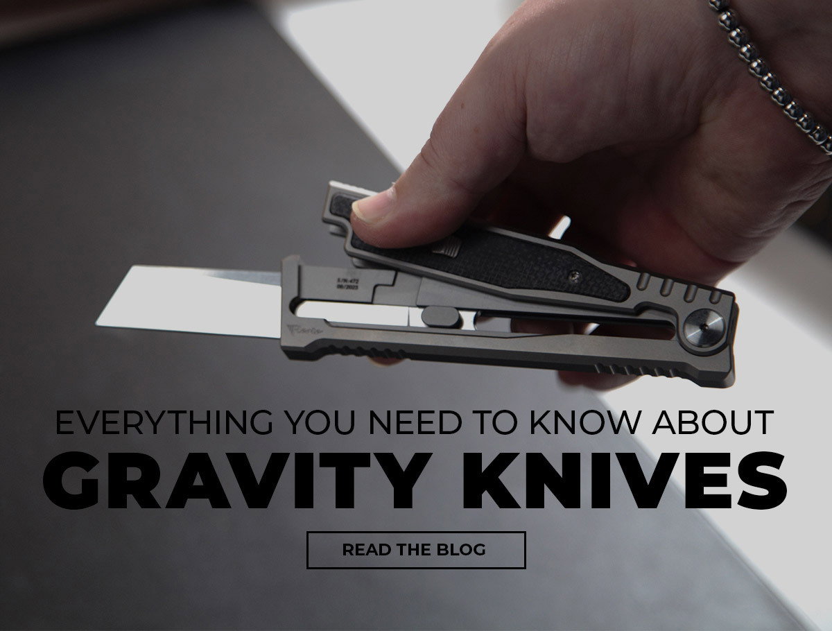 Blade HQ: Everything you need to know about gravity knives! | Milled