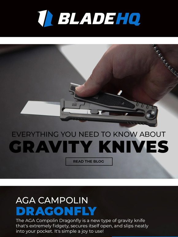 Blade HQ: Everything you need to know about gravity knives! | Milled