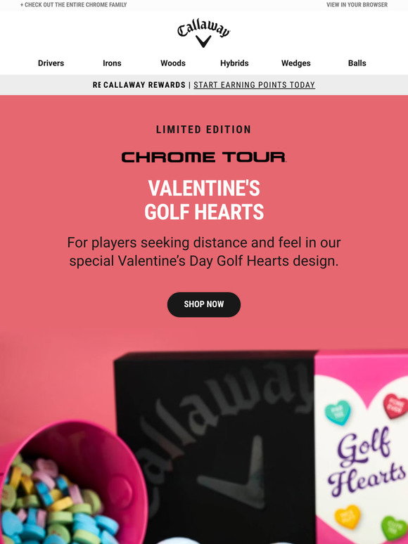 Callaway Golf: Don't Forget Your Chrome Tour Golf Hearts! | Milled