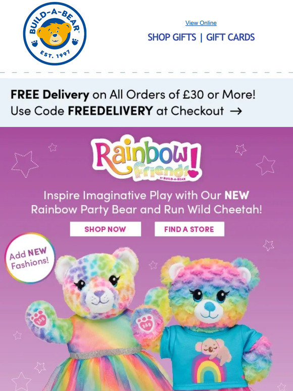 Build-A-Bear: Meet Our NEW Rainbow Friends! | Milled