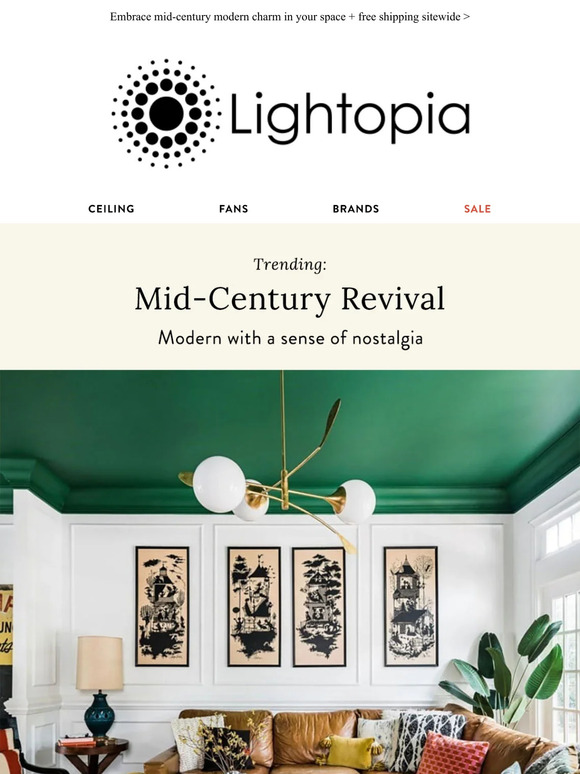 Lightopia: TRENDING NOW: Mid-Century Revival | Milled
