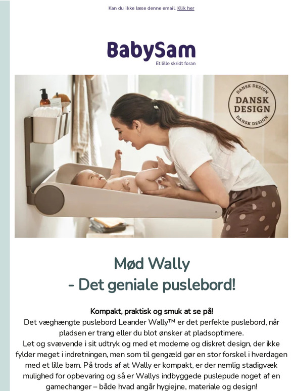 BabySam: 👶 Mød Wally - Det geniale puslebord! | Milled