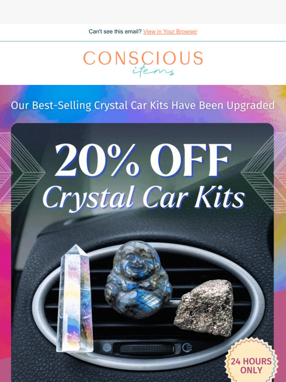 Conscious Items: The Guardian Car Crystal Kit Is 50% OFF For VIPs! 💎 ...