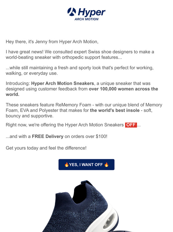 Hyper Arch Motion: 💡Listen to Your Feet - Get the Hyper Arch Motion ...