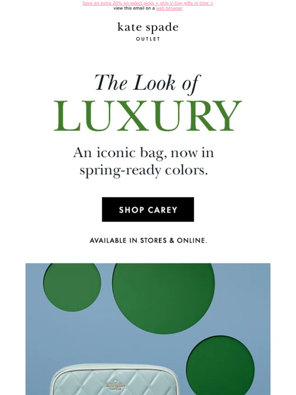 Kate Spade New York: New colors! Carey is ready for spring | Milled