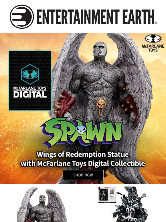 Entertainment Earth: Secure Your Own Spawn Wings of Redemption Statue ...