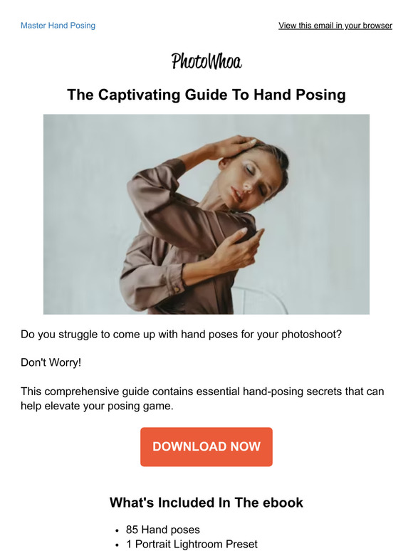 PhotoWhoa: 80+ Hand Poses For Your Next Photoshoot🤩 | Milled