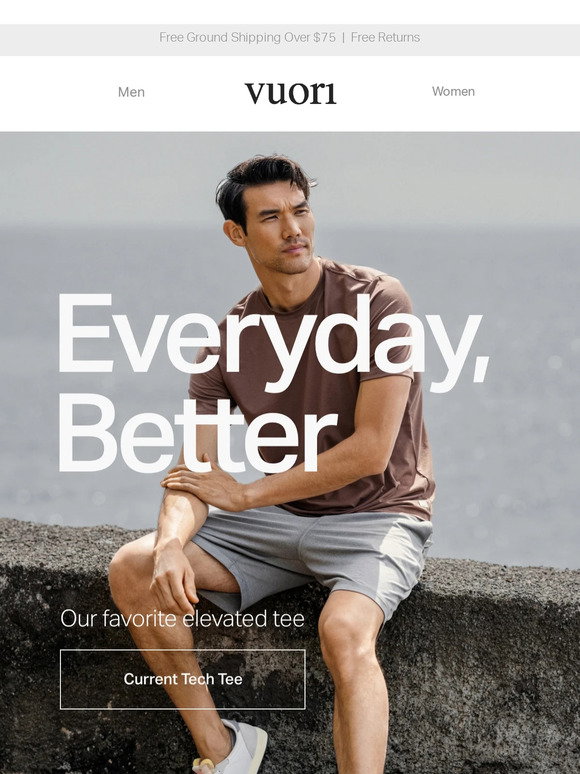 Vuori: New colors: Our favorite elevated tee | Milled