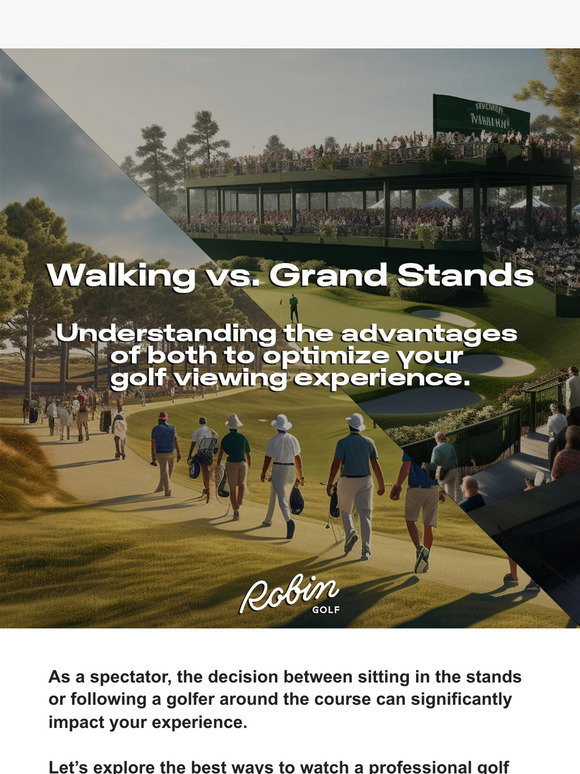 Robin Golf: Robin Golf | Tips For Experiencing a Golf Event Live! | Milled