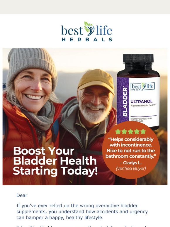 Best Life Herbals: Boost Your Bladder Health Starting Today! | Milled