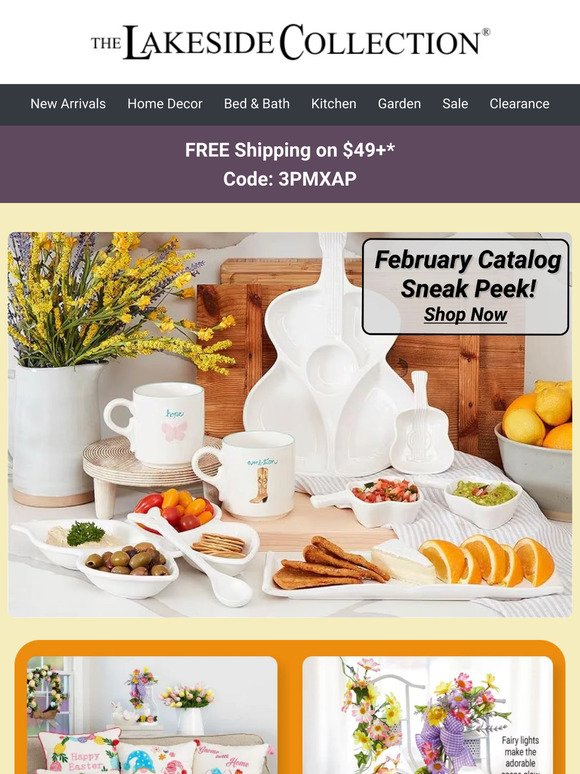 Lakeside Collection: Items Revealed From Our NEW February Catalog! | Milled