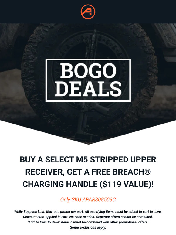 aero precision: FREE BREACH® Charging Handle ($119 Value) with Purchase ... aero precision: FREE BREACH® Charging Handle ($119 Value) with Purchase ...
