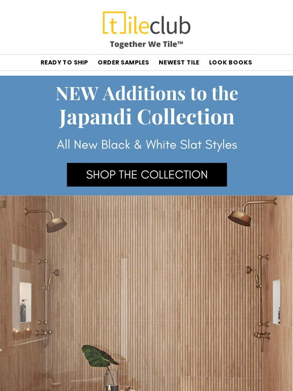 Tile Club: 🤩 NEW Japandi Slat Tiles Available Now | Milled