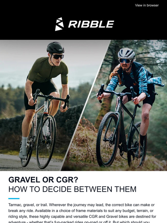 Ribble Cycles: Gravel vs CGR | Milled