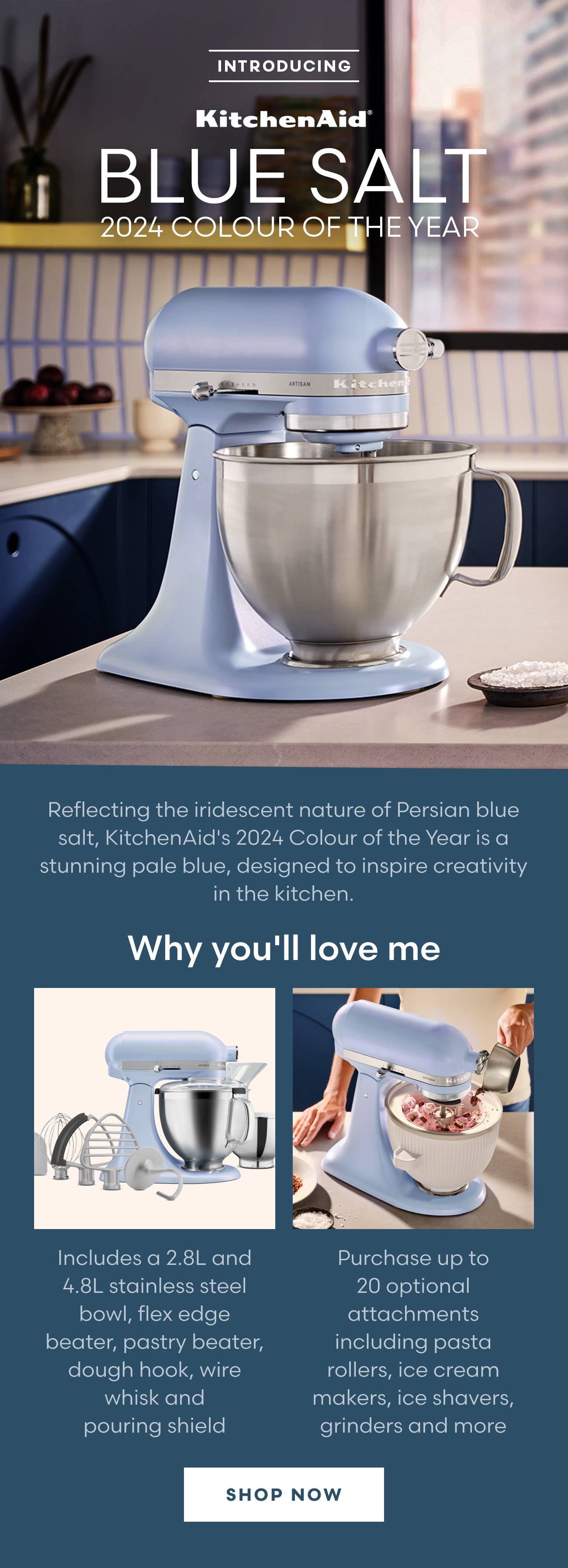 Kitchen Warehouse: KitchenAid 2024 Colour of the Year: Introducing Blue ...