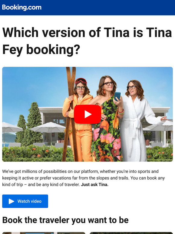 Booking: Book whoever you want to be with Tina Fey ⛱️ | Milled