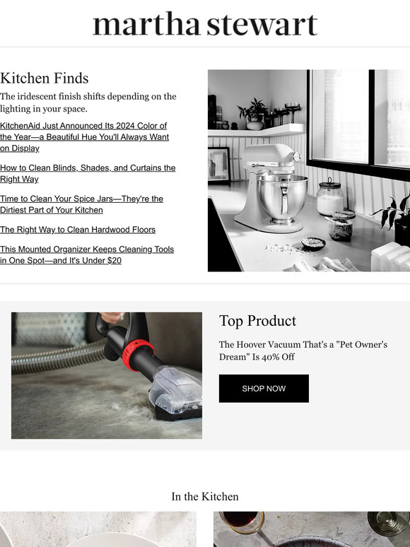 Martha Stewart: KitchenAid Just Announced Its 2024 Color of the Year ...