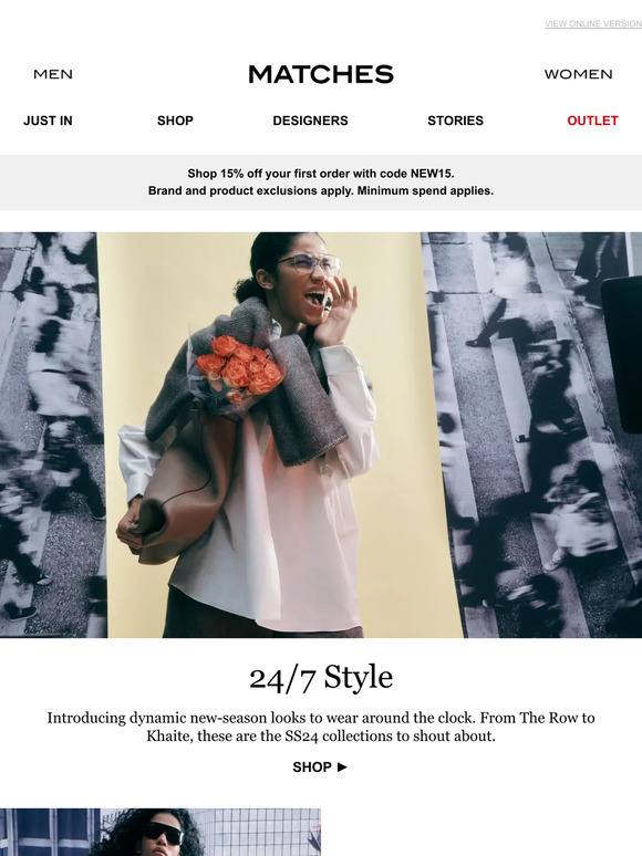 Matches Fashion: 24/7 style: discover your new-season wardrobe | Milled